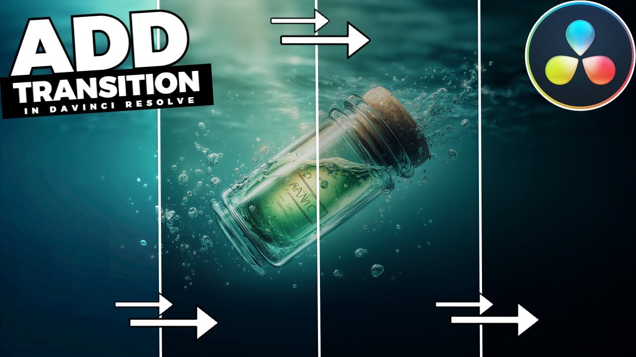 How To ADD Simple TRANSITIONS In Davinci Resolve - YouTube