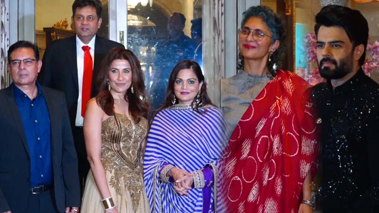 Manish Paul और Atul Agnihotri परिवार के साथ पहुंचे Ramesh Taurani की ...