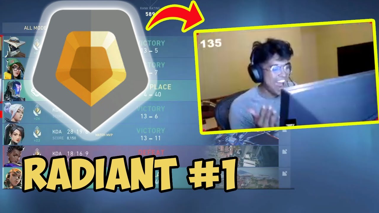 I Hit RANK 1 RADIANT in VALORANT! - YouTube