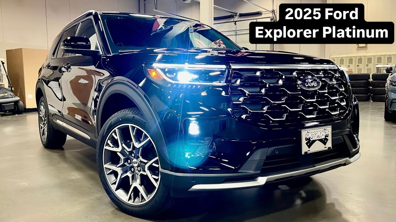 2025 Ford Explorer Platinum with Mojave Dusk Leather! (Agate Black ...