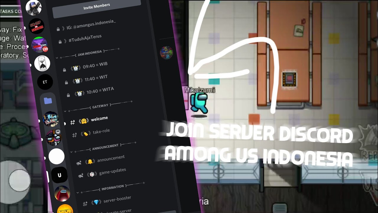Join Server Discord :D Among Us Indonesia - YouTube