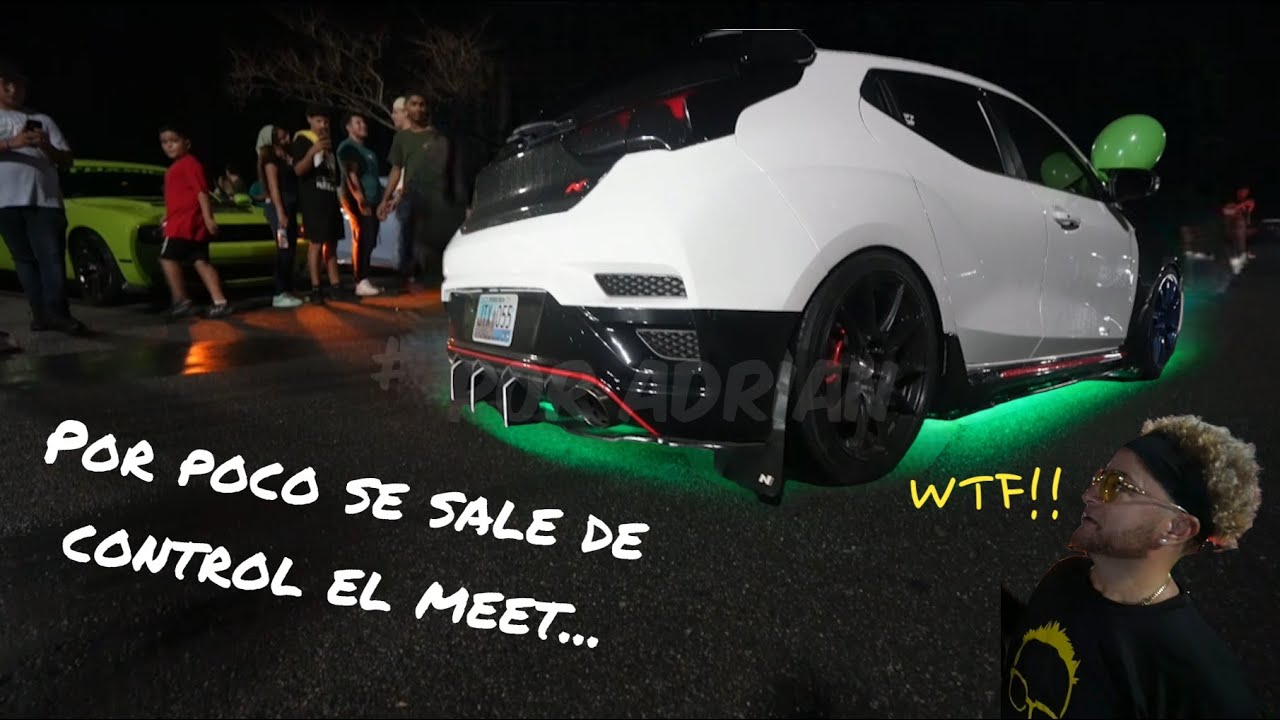 Noche emocionante en "Car Meeet" nocturno de Puerto Rico - YouTube