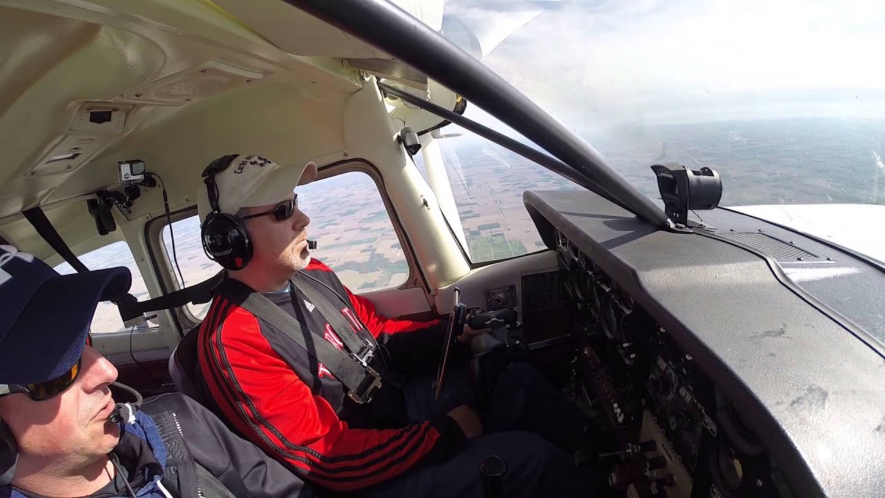 Stalls and Spins in a Cessna 172 - YouTube