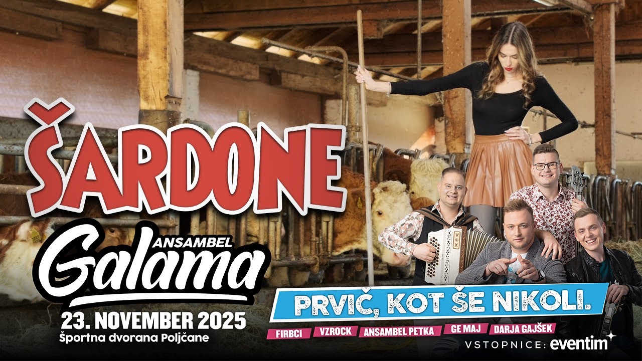 ANSAMBEL GALAMA - ŠARDONE (Official 4K video) - YouTube