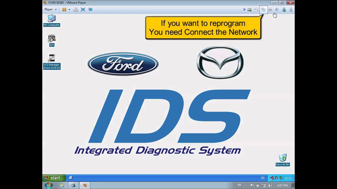 Ford VCMII V95 setup - YouTube