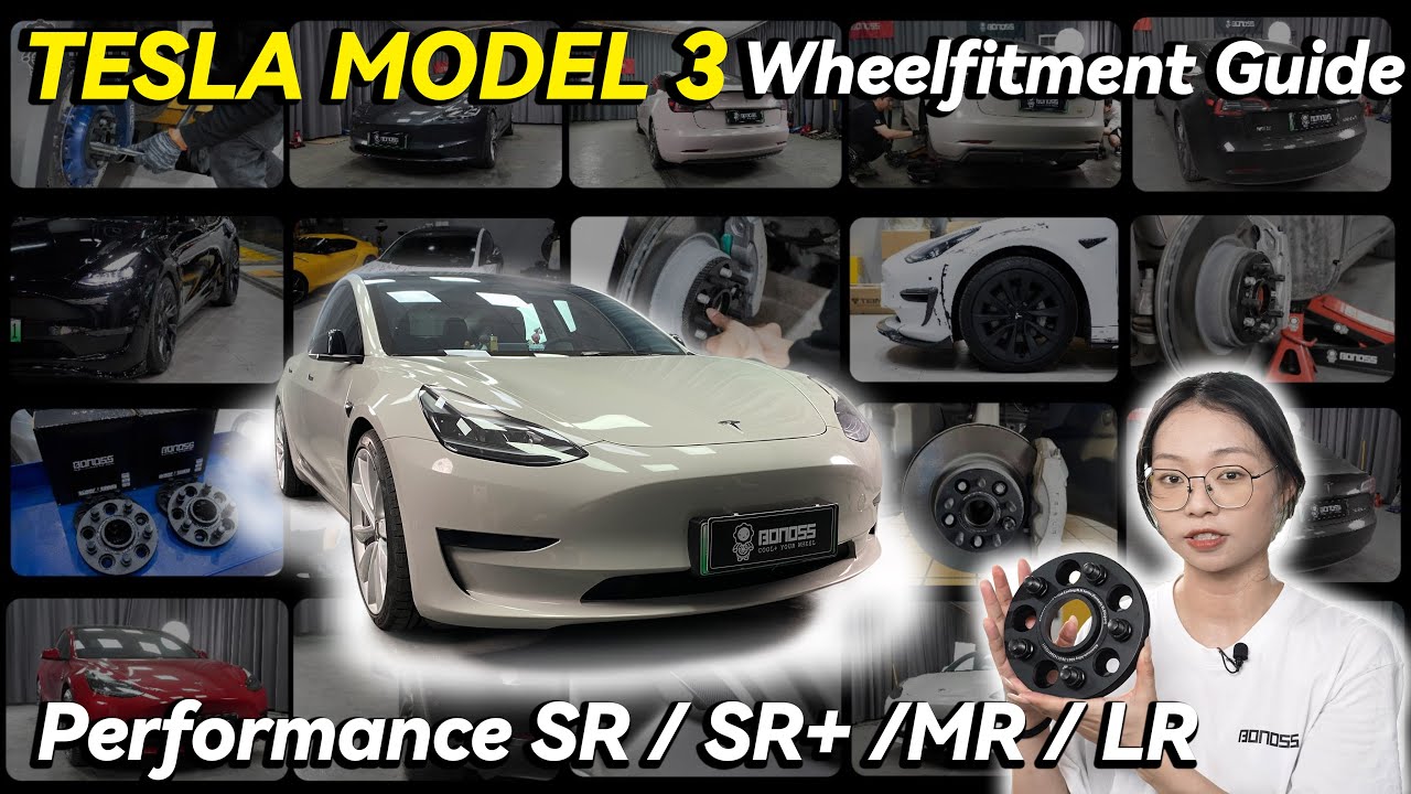 The Best 2017-2025 Tesla Model 3 Spacer Size Performance Flush Wheel ...