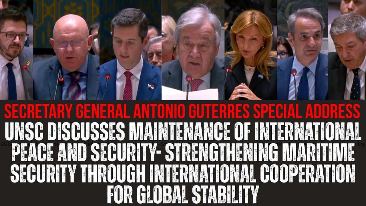 UNSC Discusses Maintenance of International Peace & Security ...