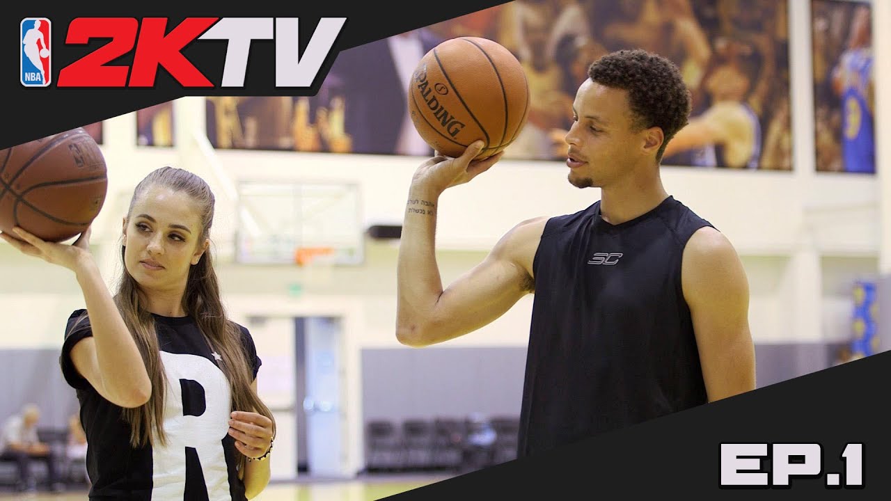 NBA 2KTV S2. Ep. 1 - Steph Curry Shares Shooting Advice & 2K16 Gameplay ...