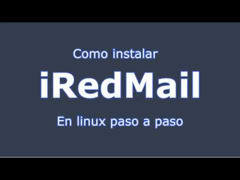 Como instalar IredMail en Linux paso a paso - YouTube