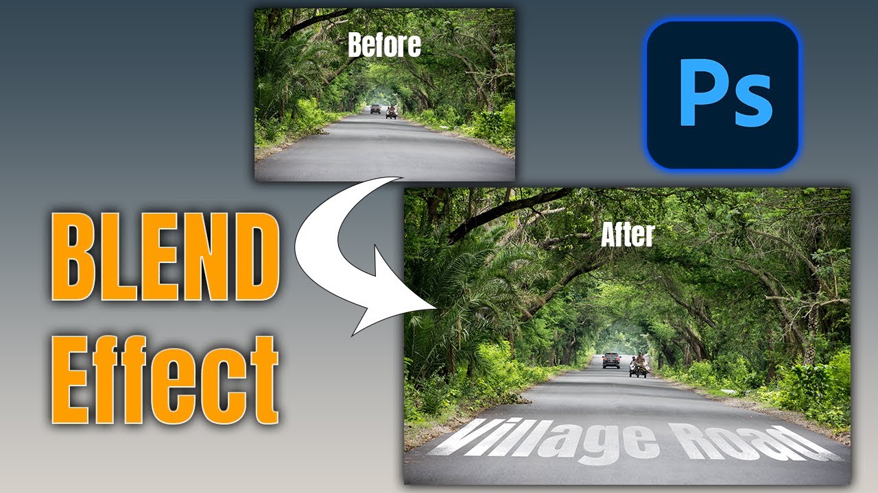 "How to Create a Blend Effect in Photoshop - Step by Step Tutorial ...