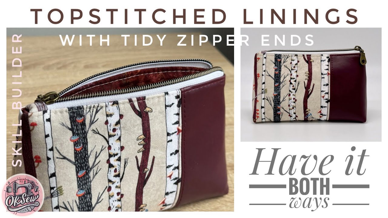 Top Stitched Linings and Squared Corners - You CAN have it both ways ...