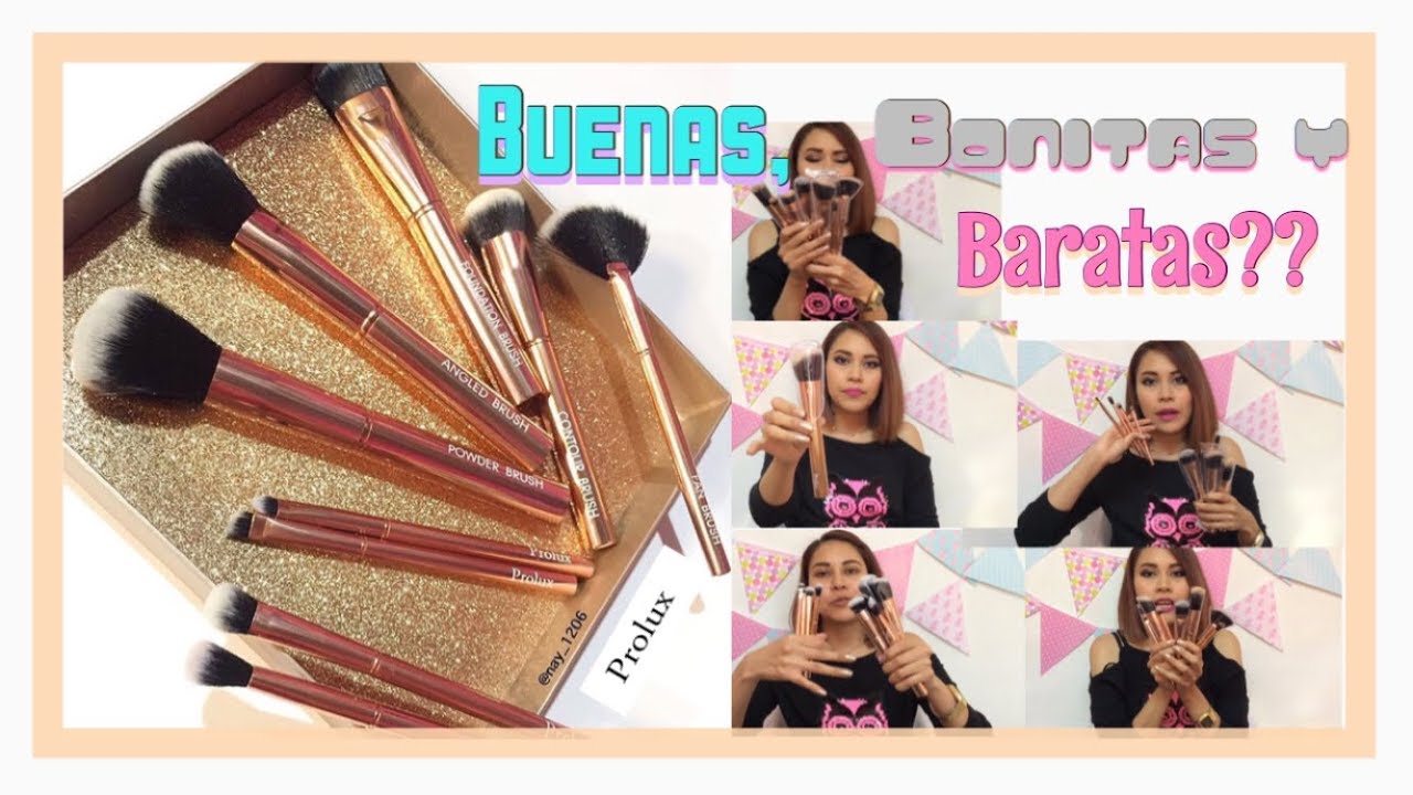 NUEVAS BROCHAS "PROLUX"/ BUENAS, BONITAS Y BARATAS? | PRIMERA IMPRESIÓN ...