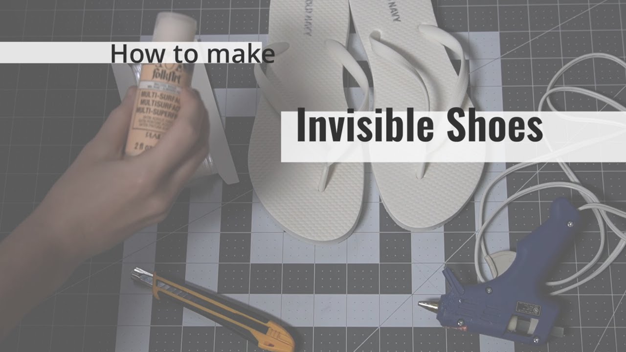 How to Make (comfortable) Invisible Shoes for Barefoot Cosplays - YouTube