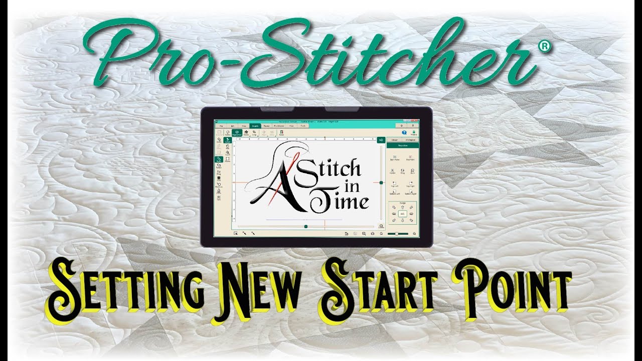 Setting a New Start Point in HQ Pro-Stitcher - YouTube