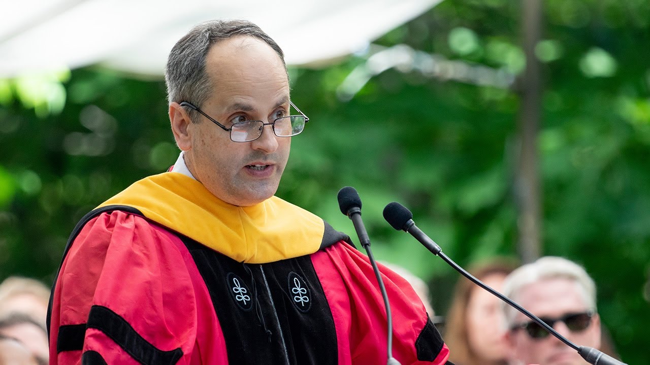Commencement 2019 -Jon Lorsch ’90 - YouTube