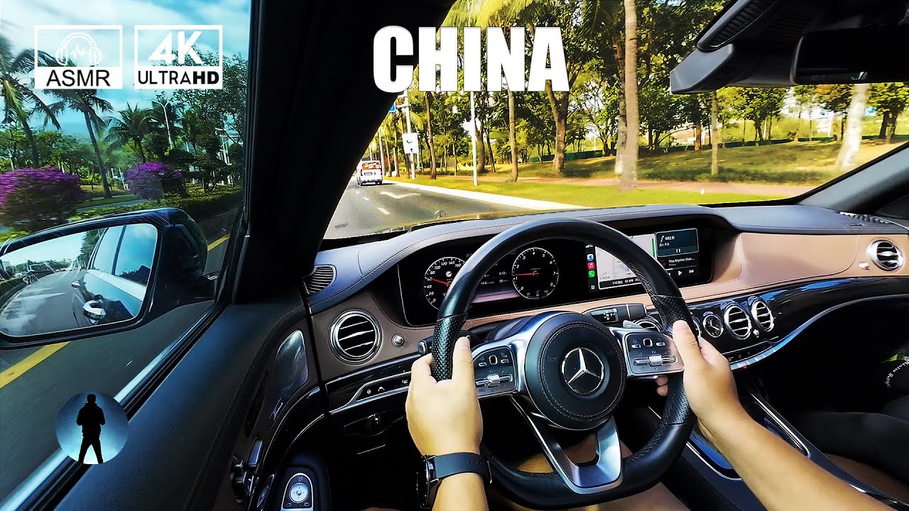 🚗China 4K｜Immersive Chinese Driving Street View【Benz S-Class W222】｜POV ...