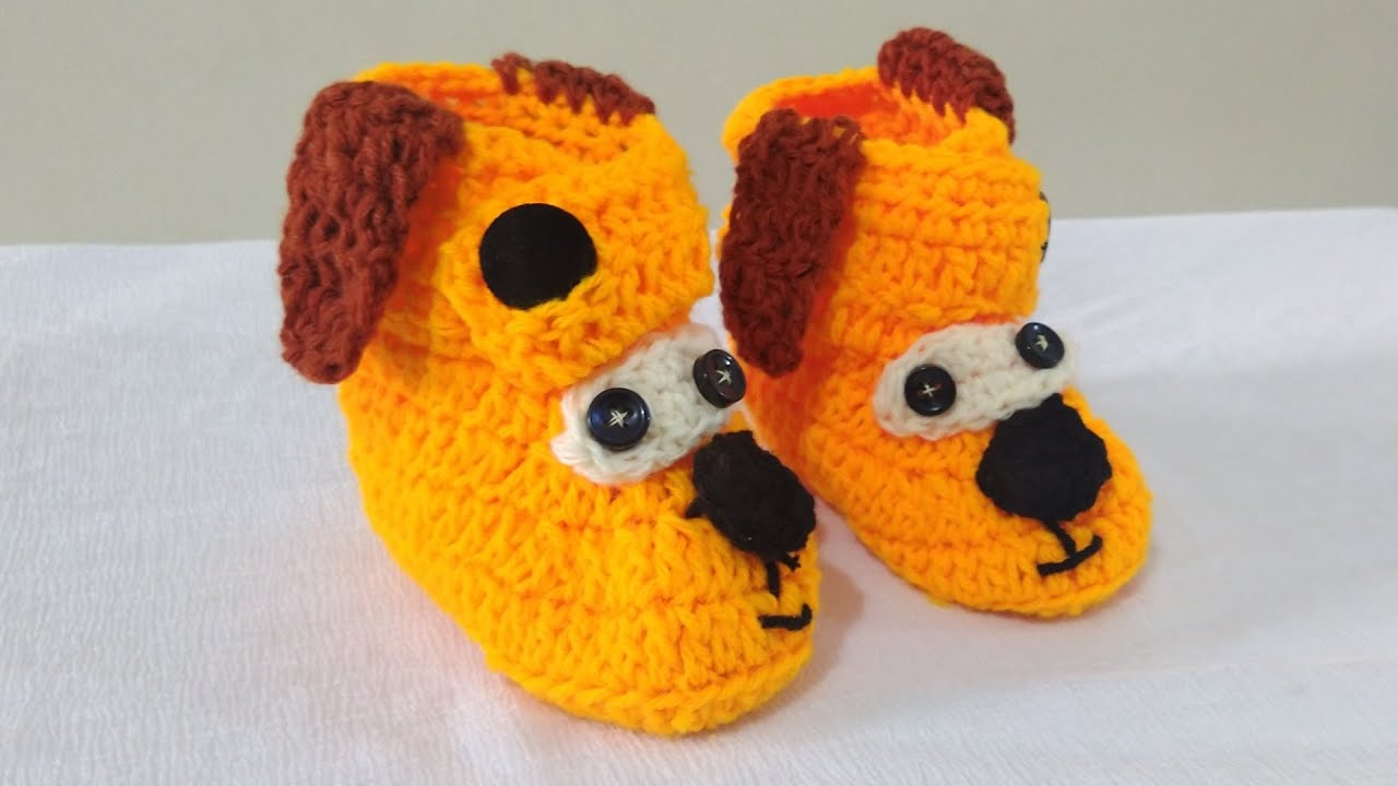 Crochet Dog Booties for 6-9 months | Crochet Booties for 6-9 months ...