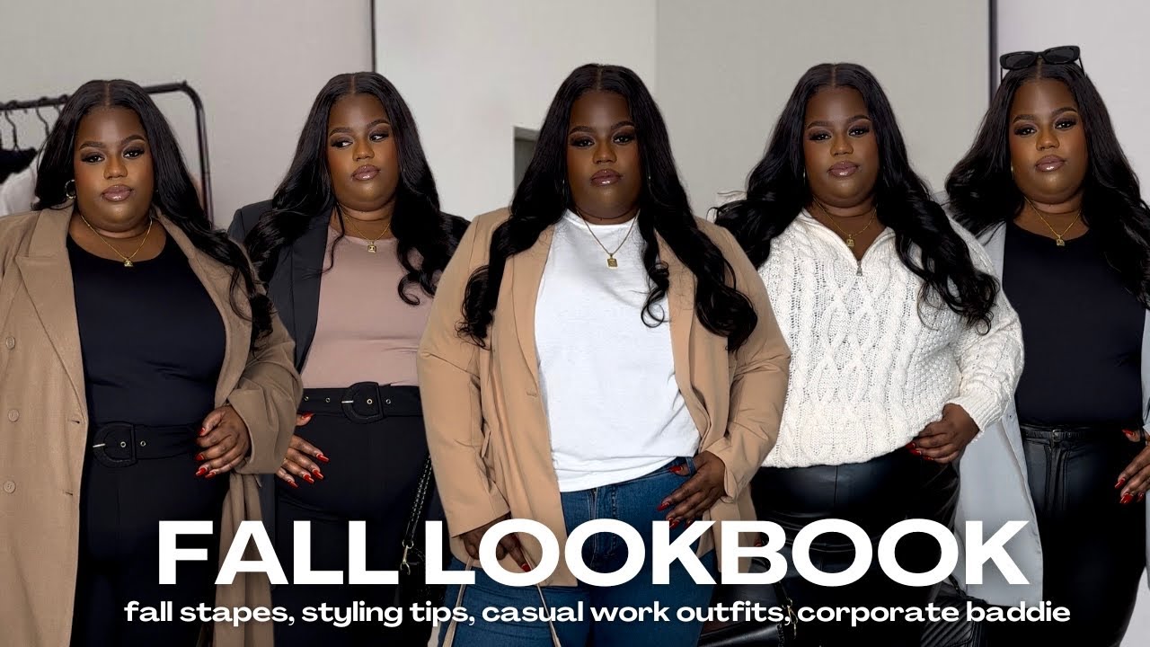 Fall Work Lookbook 2023 For Plus Size - YouTube