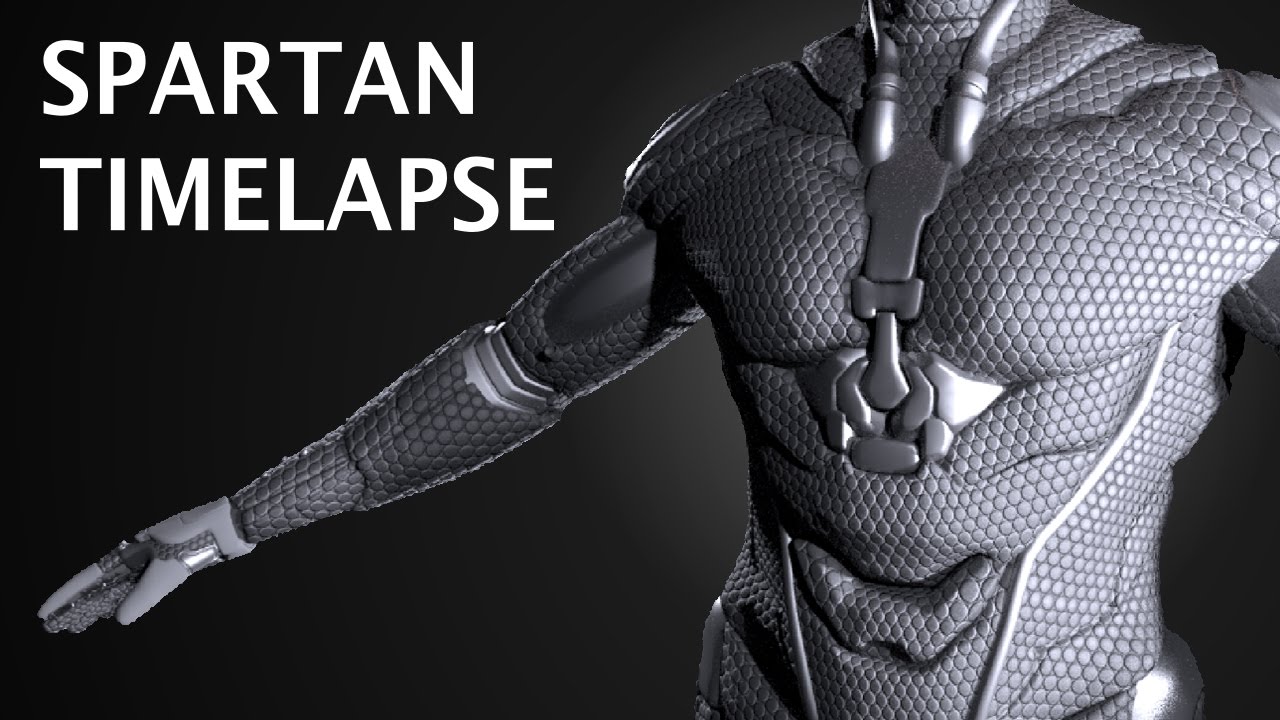 Let's create Masterchief's techsuit! - YouTube