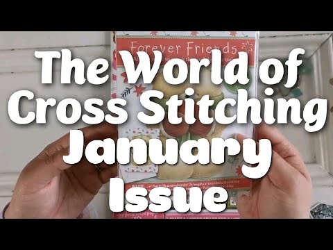 Flip Through The World of Cross Stitching Magazine Issue 301 Jan 2021