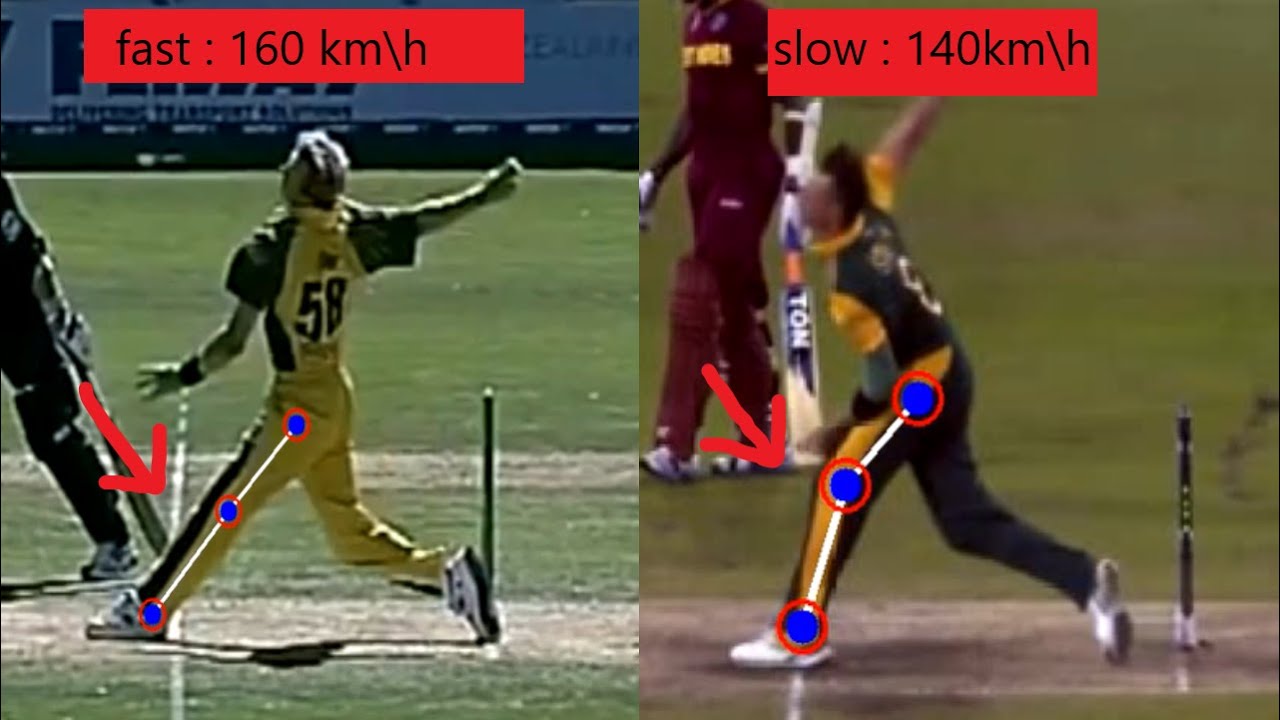 Brett Lee vs Dale Steyn - Bowling action analysis - YouTube
