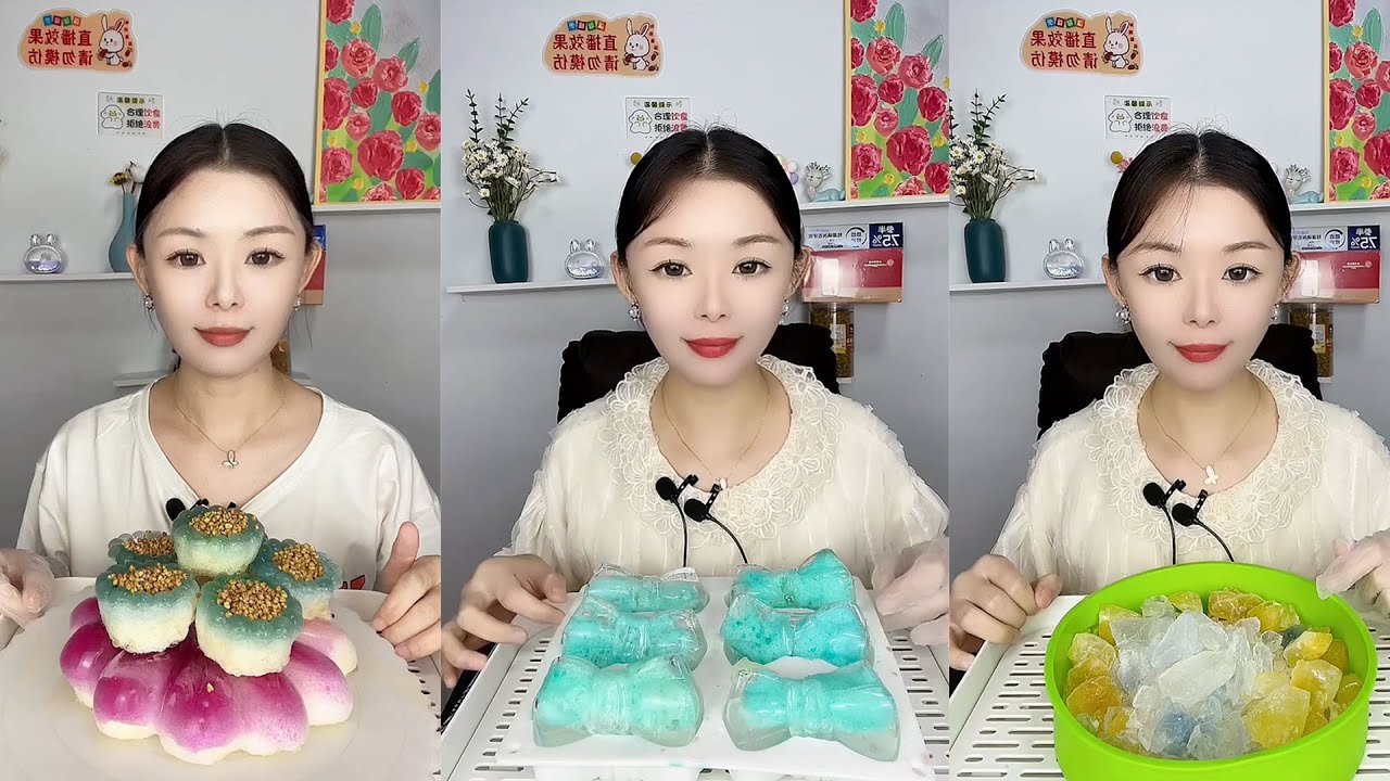 Only Han Han eating ice / Mukabang Ice / Frozen Mukbang #asmr # ...