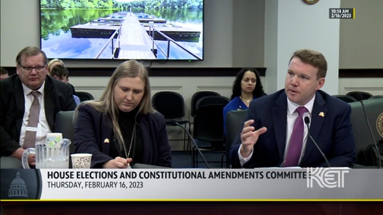 House Elections & Constitutional Amendments Committee, Rep. Jared ...