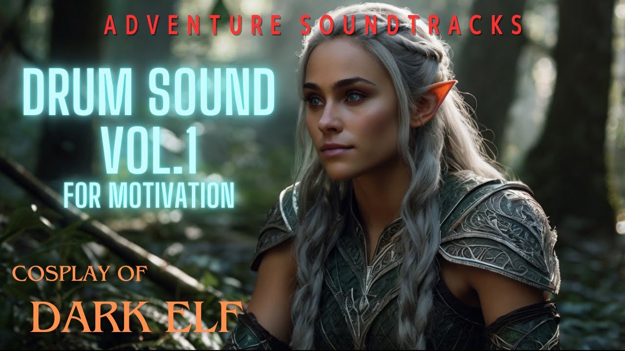 [Drums sounds1][D Elf Cosplay] #bgm #backgroundmusic #drums #work # ...