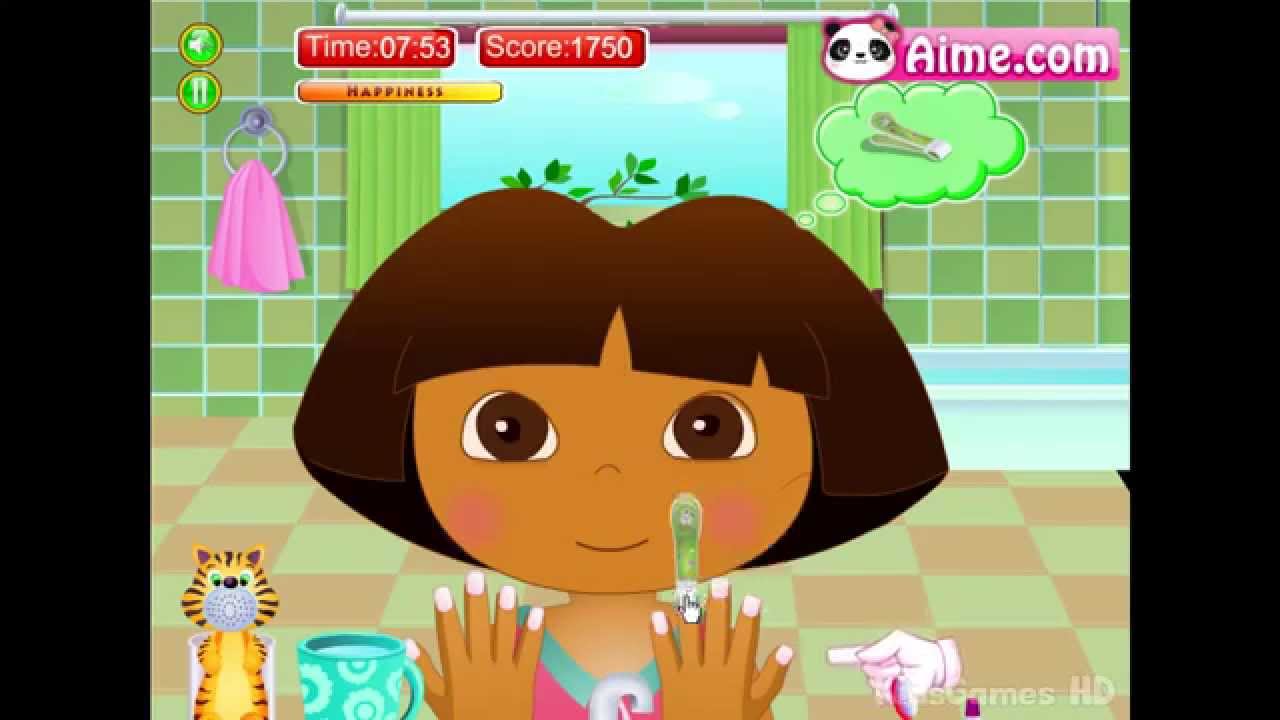 Baby Dora Hygiene Care - Dora The Explorer - Baby Dora Games for Kids ...