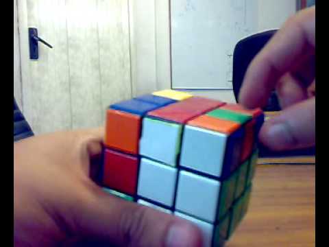 Rubiks cube by Petrus method - step 3 of 7 - twist the (bad) edges ...
