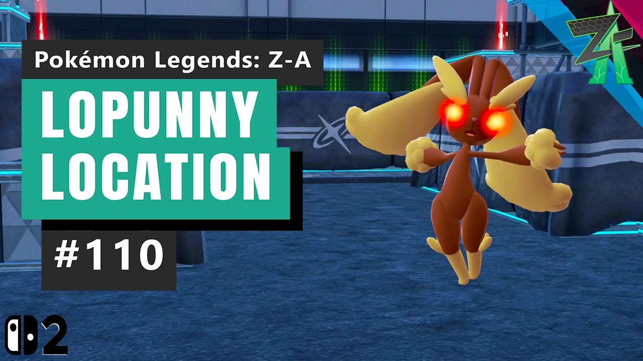 How to get Alpha Lopunny in Pokemon Legends Z-A - YouTube