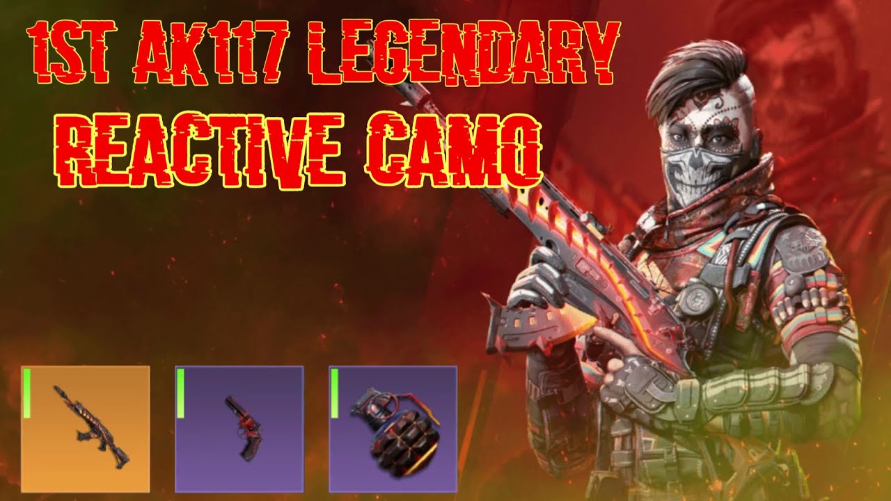 GAMEPLAY | AK117 Legendary REACTIVE CAMO | Call of Duty Mobile - YouTube