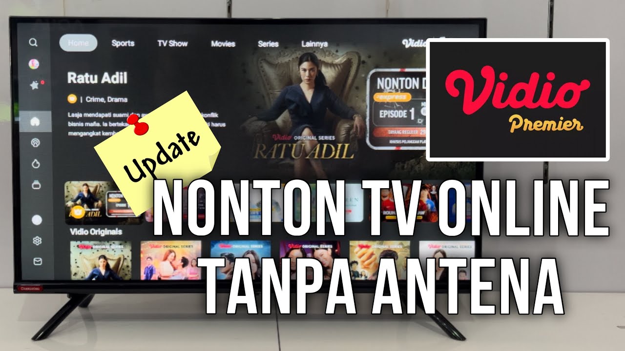 Cara Daftar/Login diUpdate Vidio Lebih Gampang || Nonton TV Online ...