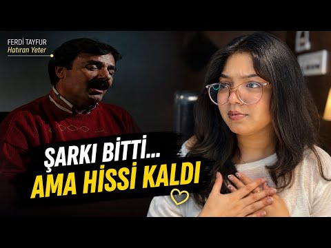 Ferdi Tayfur – Hatıran Yeter 🇹🇷 Bu Şarkı Beni Sessiz Bıraktı… | Hintli İlk Tepki 😢