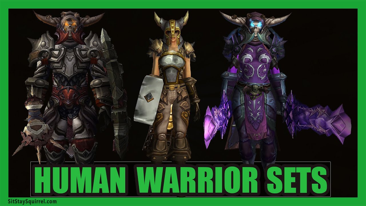 Human Warrior Wow Transmog