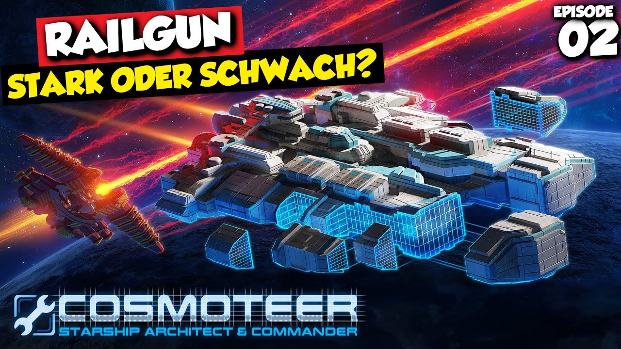 Was kann die Railgun? - 02 - Lets Play Cosmoteer 4K - YouTube