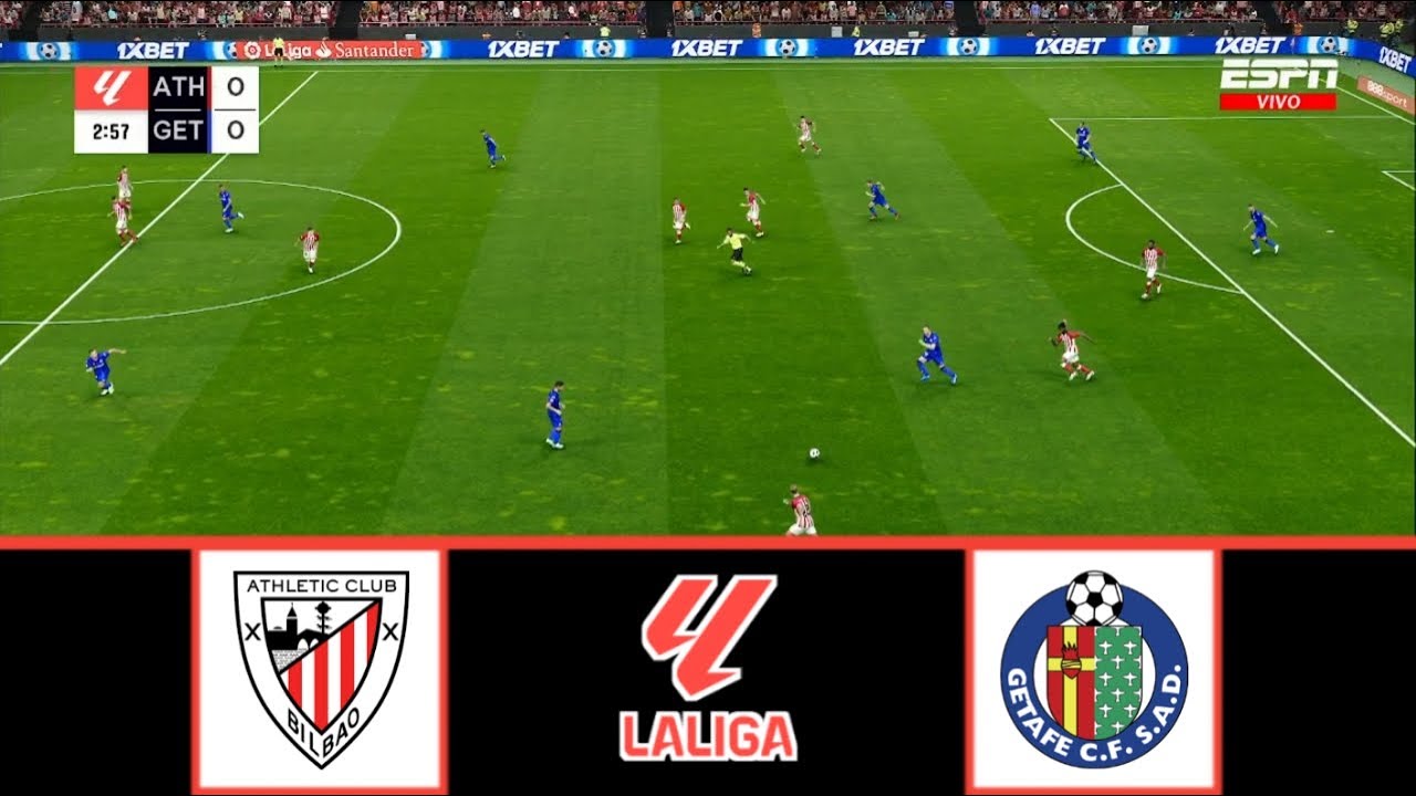 ATHLETIC CLUB VS GETAFE | LALIGA 2024/2025 | FOOTBALL LIFE 2024 - YouTube