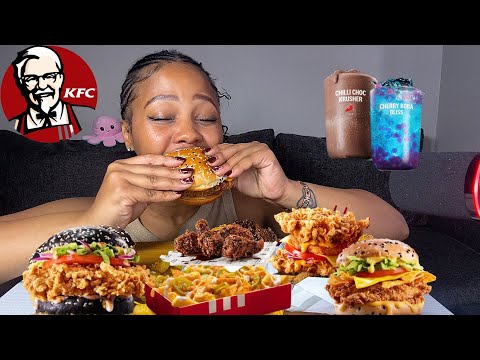 Let’s Eat KFC Kentucky Town✨😋|SOUTH AFRICAN MUKBANG 🇿🇦 🔥 