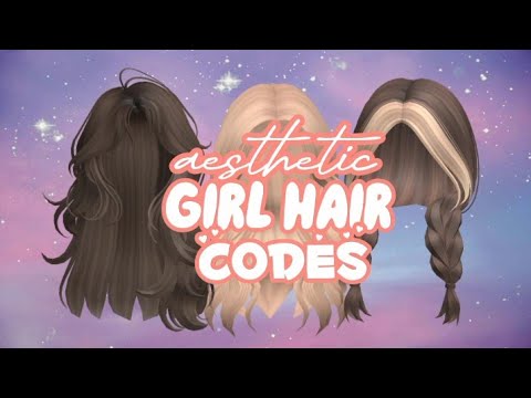 Aesthetic girl hair w codes/images || by stxrrleviii - YouTube