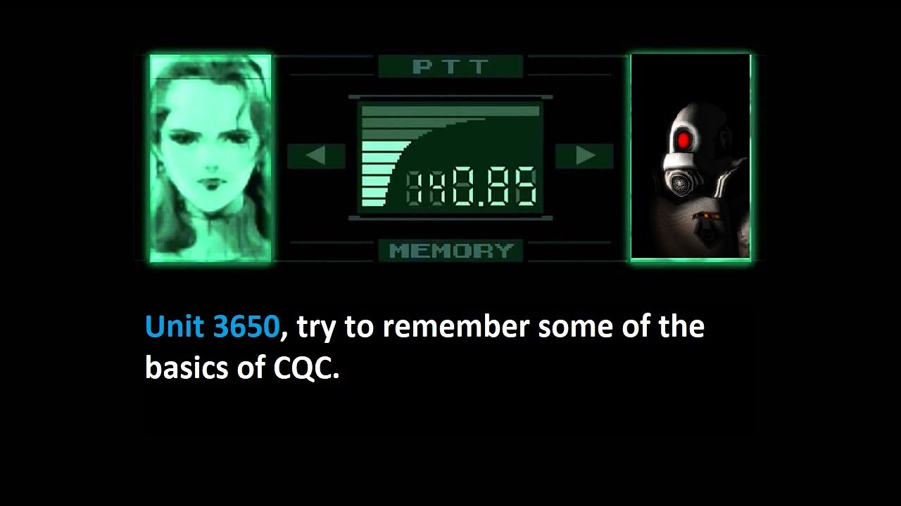 Unit 3650 remembers some of the basics of CQC - Entropy Zero 2 edition ...