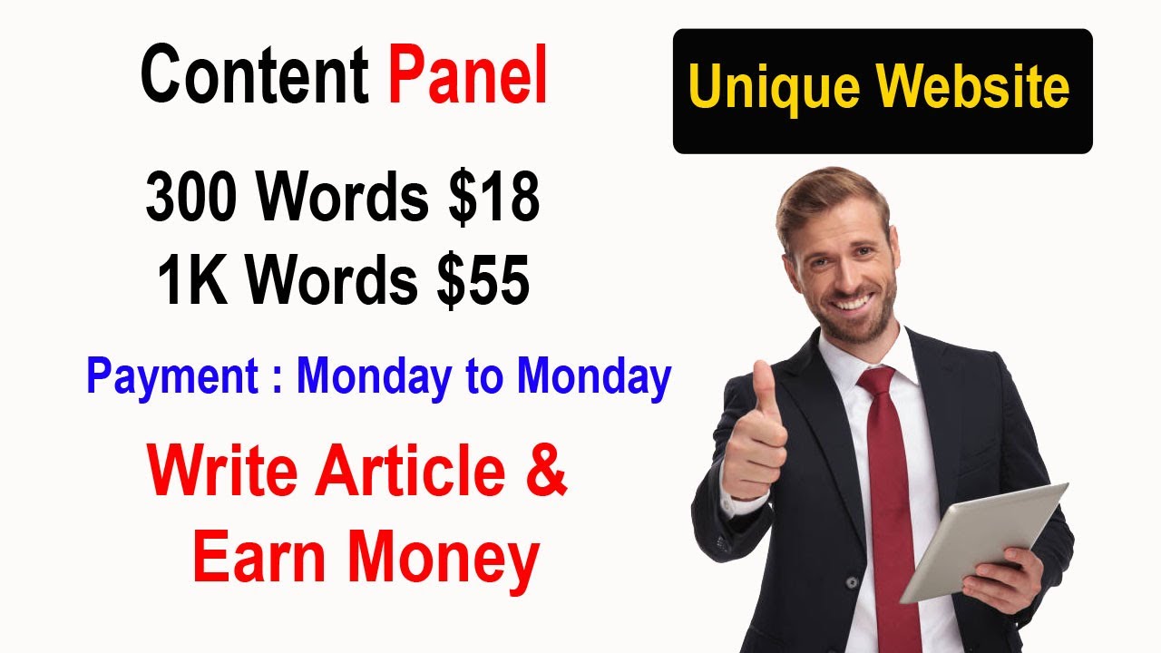 Content Panel | Earn Money by Writing Articles | Writing Article Earn ...