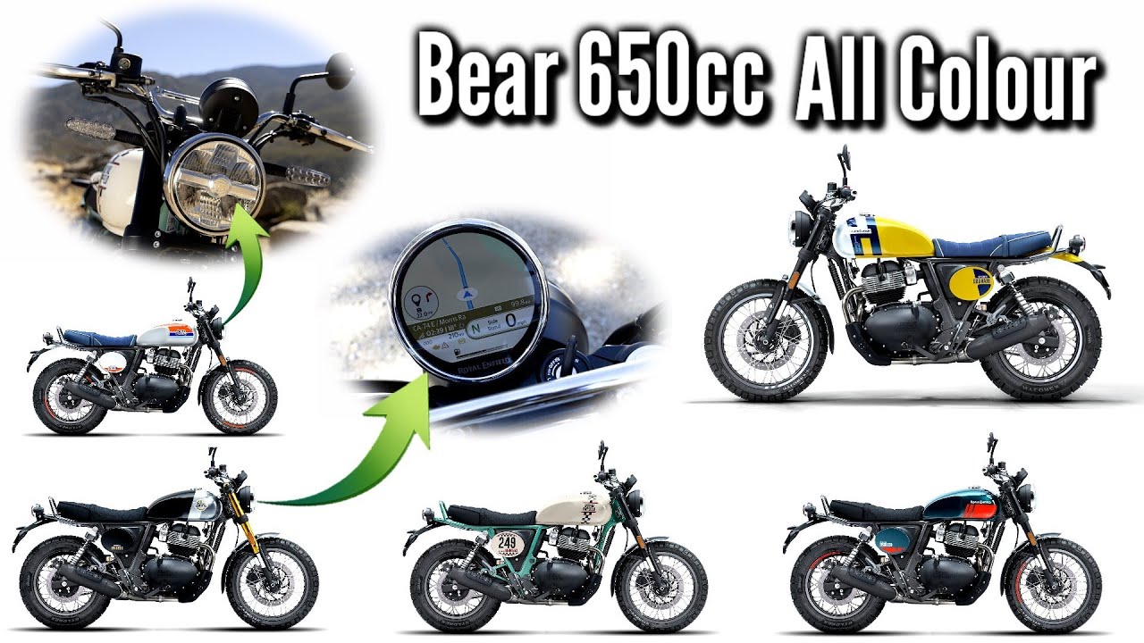 Bear 650cc All Colour | Royal Enfield interceptor Bear 650 | Gt Mr ...