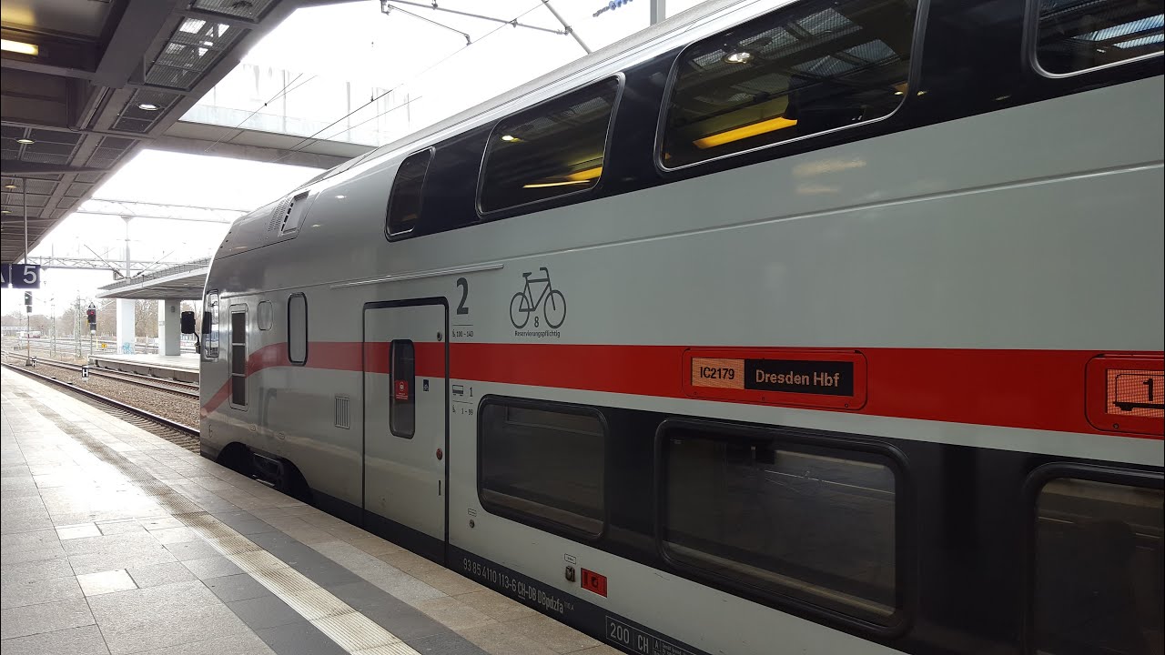 BR 4110-IC 2 in Berlin Südkreuz: IC2179 Dresden Hbf - YouTube