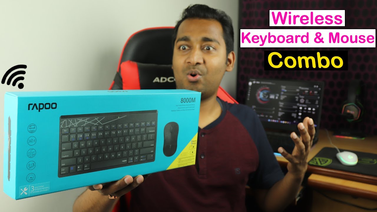 This Wireless Keyboard & Mouse Combo is Amazing under 1500! | Rapoo ...