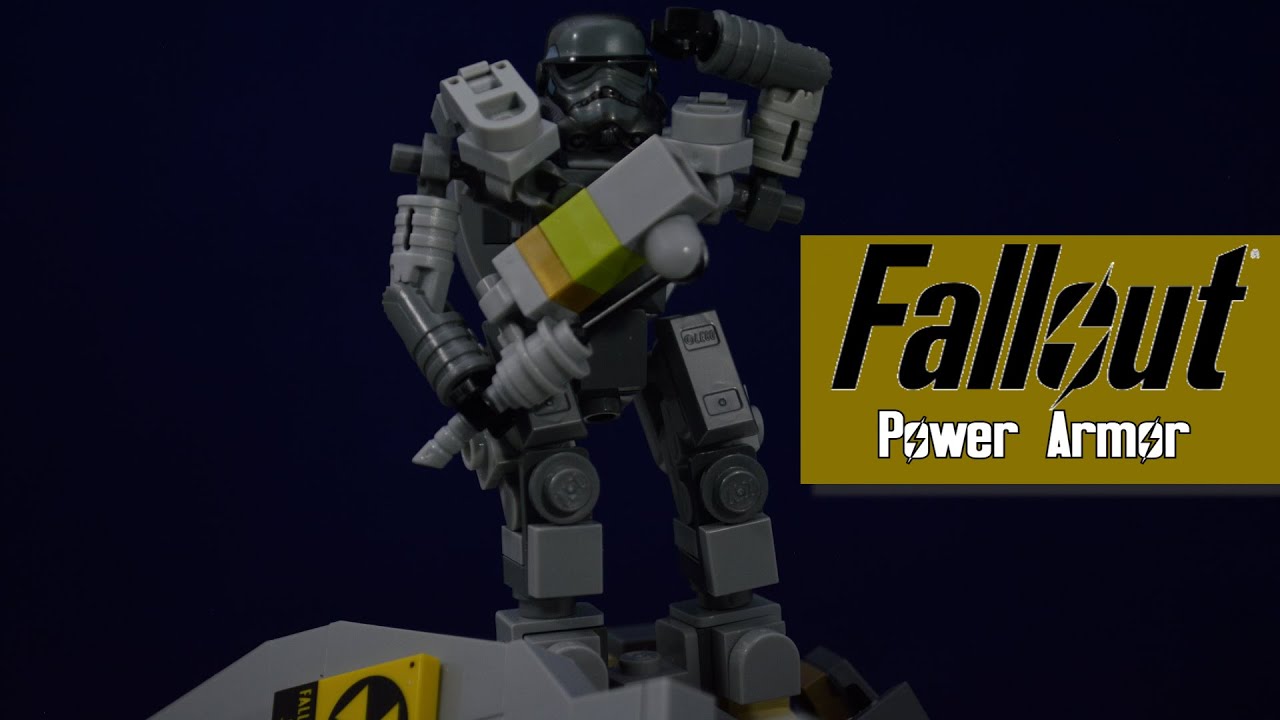 Custom Lego Fallout Power Armor MOC Showcase - YouTube