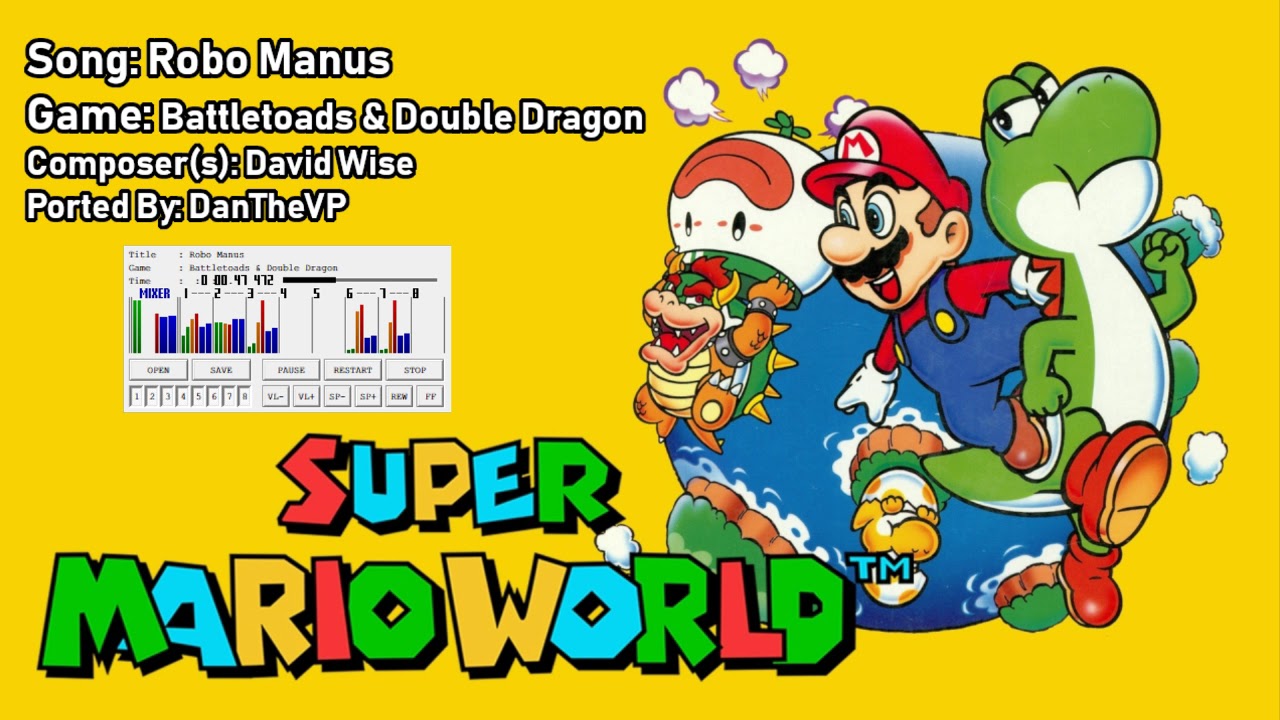 SMW Custom Music: Battletoads & Double Dragon - Robo Manus - YouTube