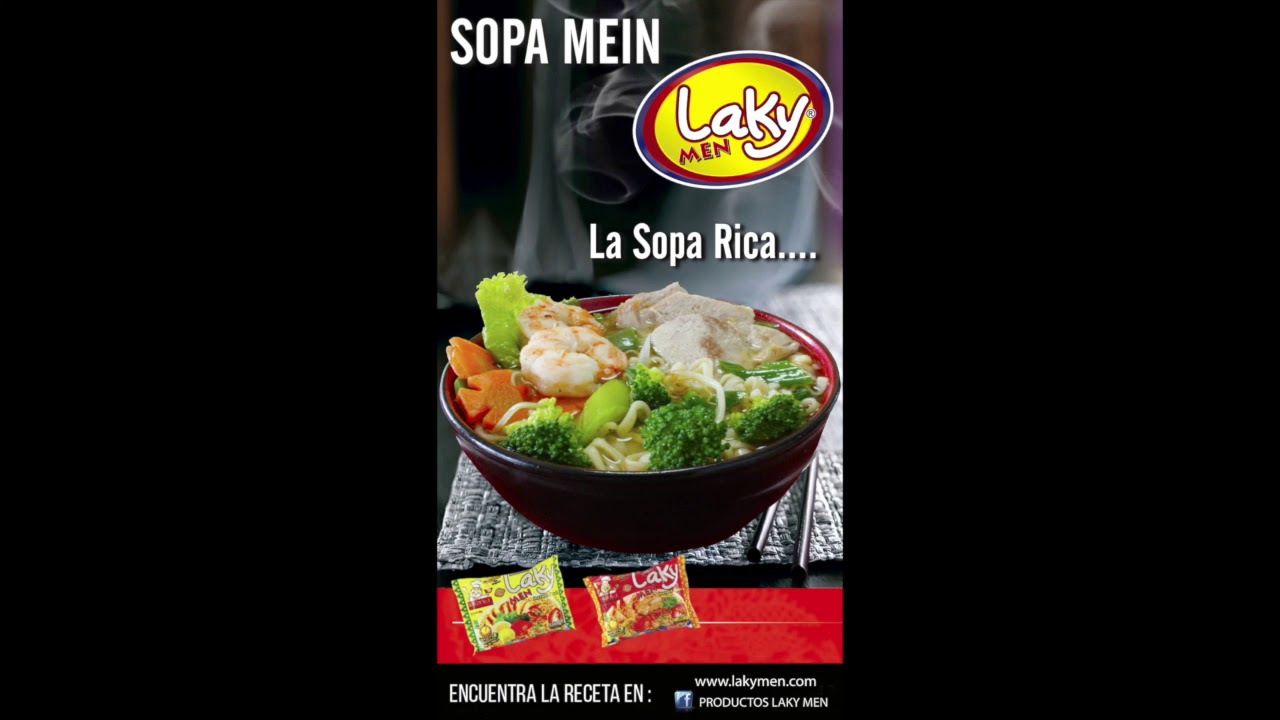 Prueba una nueva forma de hacer una Laky Men, La Sopa Rica - YouTube