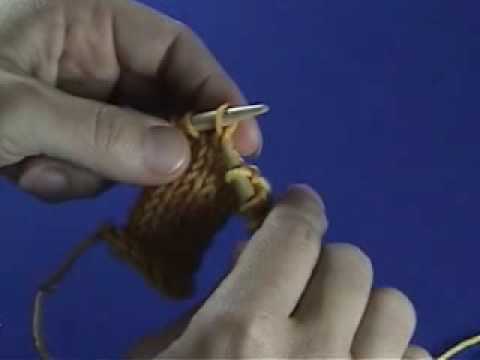 How to recognize a backwards knitting stitch - YouTube