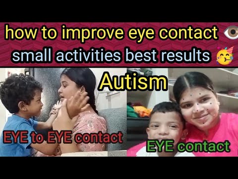 how to improve eye contact & hand to eye coordination#autismawareness# ...