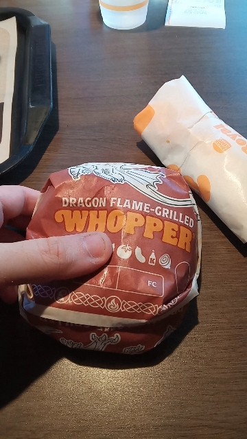 Dragon Flame Grilled Whopper! #shorts #burgerking #food #review - YouTube